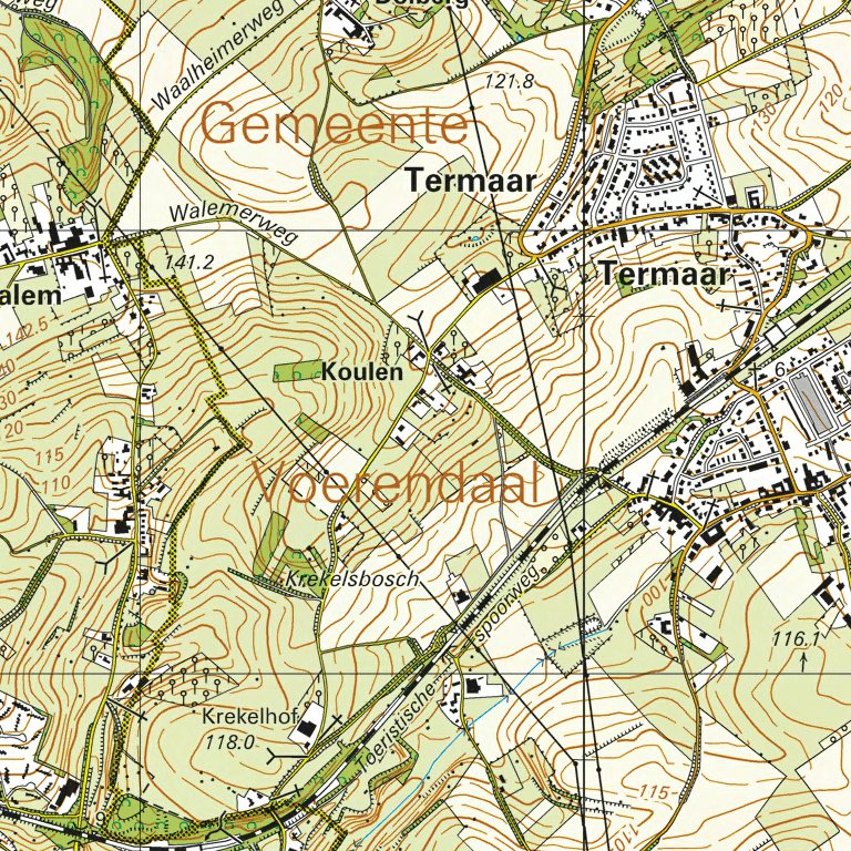 69 B (Valkenburg-Gulpen) Map by Red Geographics/Reijers Kaartproducties ...