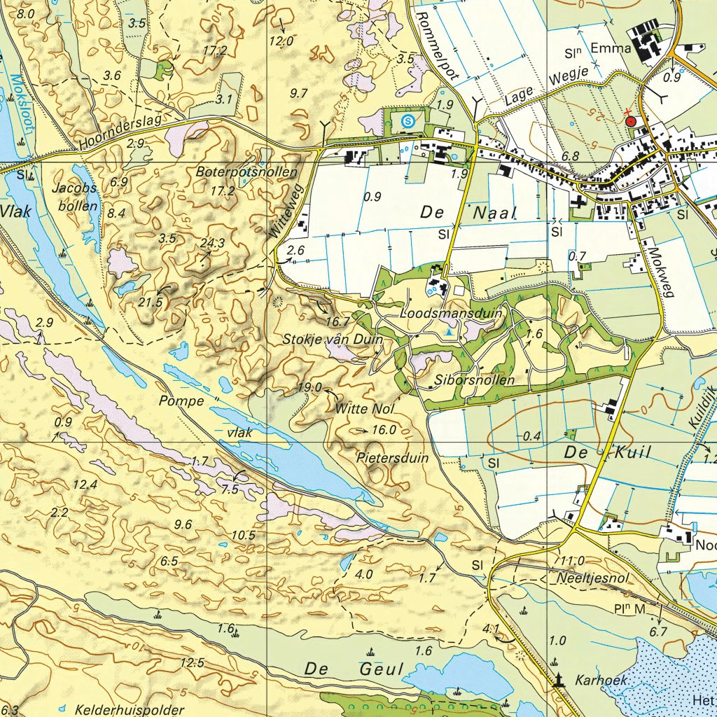 9 D (Den Helder) Map by Red Geographics/Reijers Kaartproducties ...