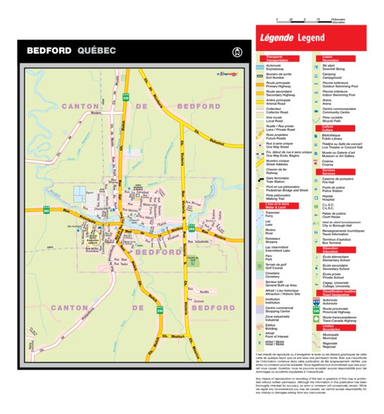 Bedford, QC Map by Mapmobility Corp. | Avenza Maps