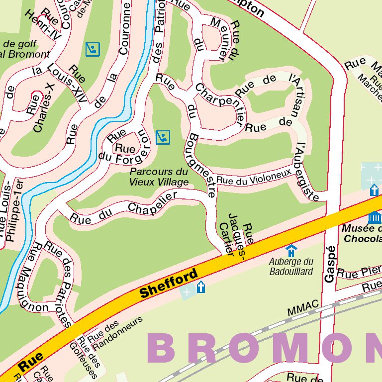 Bromont, QC Map by Mapmobility Corp. | Avenza Maps