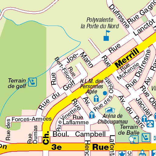 Chibougamau, QC Map by Mapmobility Corp. | Avenza Maps