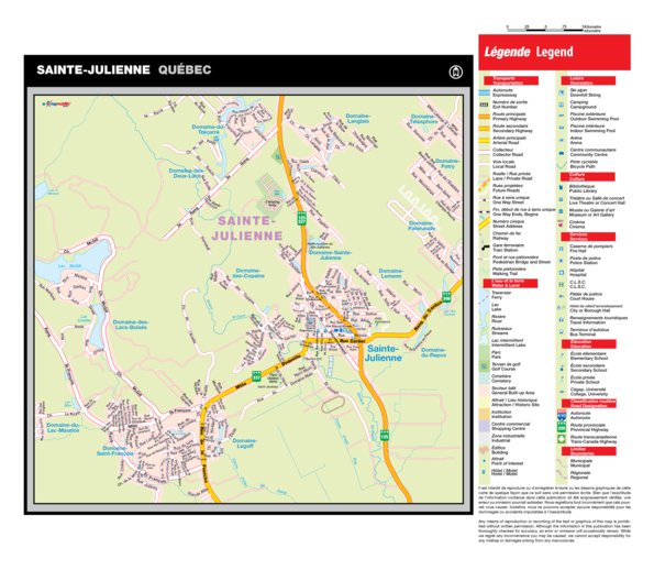 Sainte-Julienne, QC Map by Mapmobility Corp. | Avenza Maps