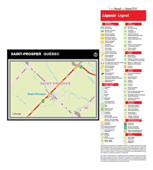 Saint-Prosper, QC Map by Mapmobility Corp. | Avenza Maps