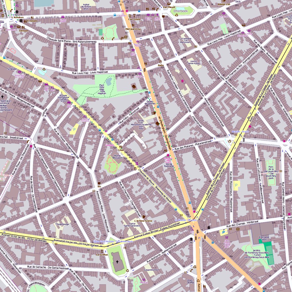 Brussels, Belgium Map by Mojo Map Company | Avenza Maps
