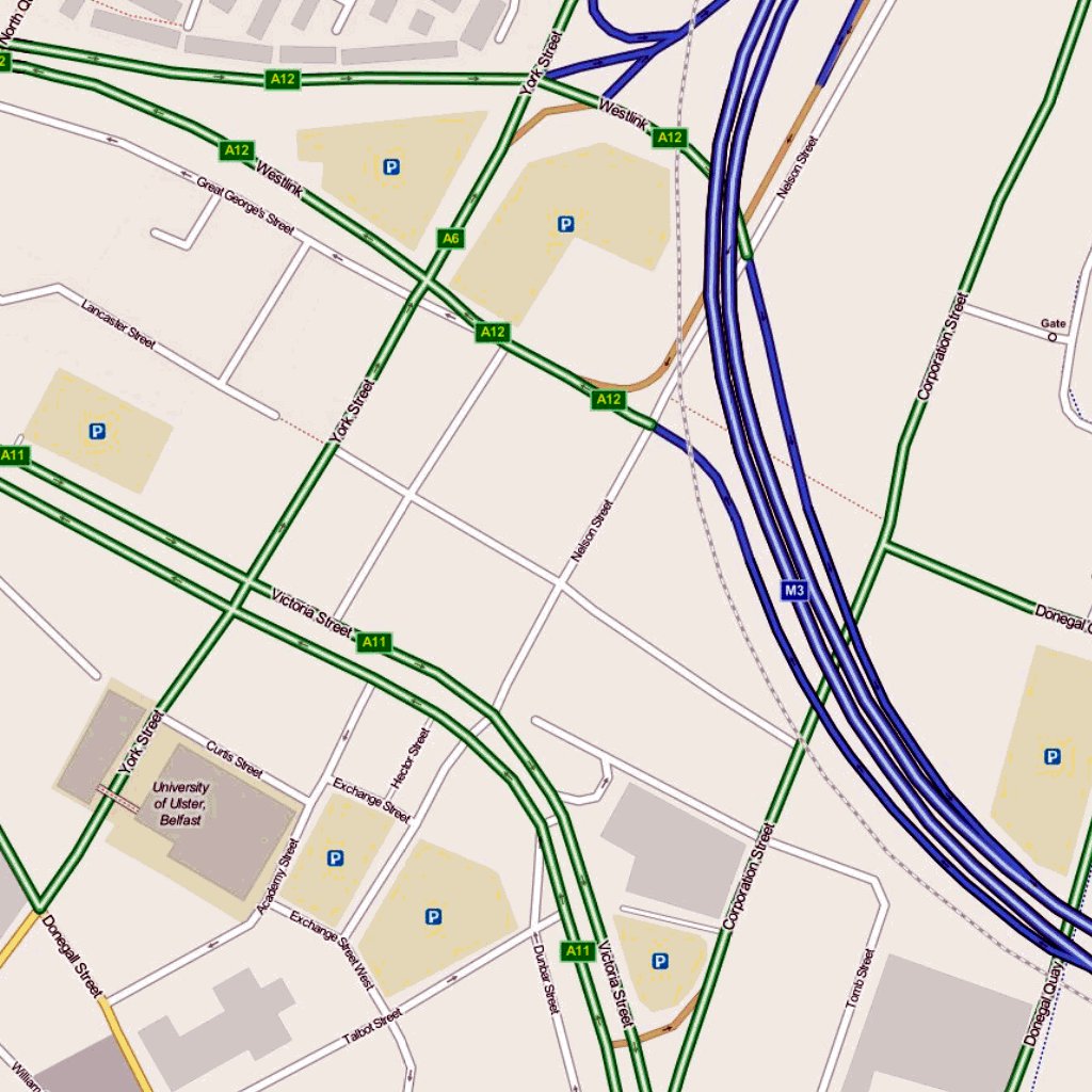 Belfast, Northern Ireland Map by Mojo Map Company | Avenza Maps