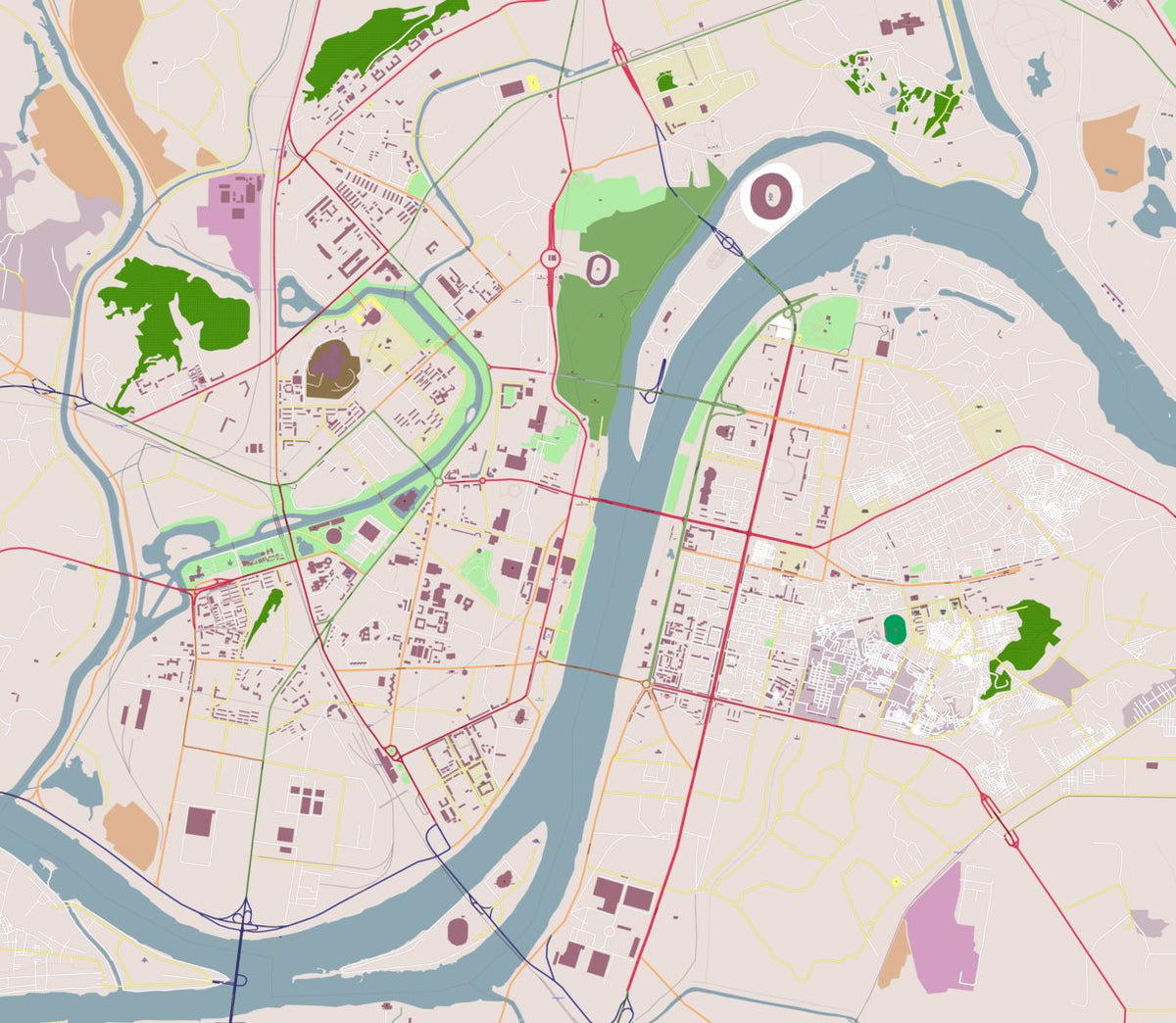 Pyongyang, North Korea Map by Mojo Map Company | Avenza Maps