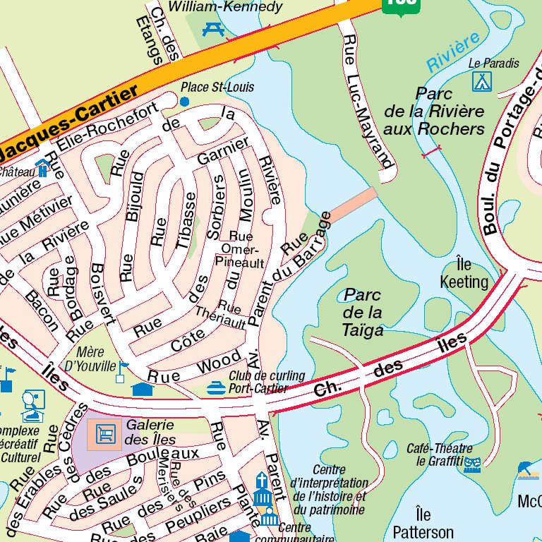Port-Cartier, QC Map by Mapmobility Corp. | Avenza Maps