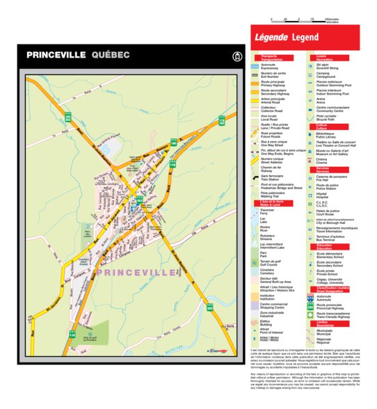 Princeville, QC Map by Mapmobility Corp. | Avenza Maps