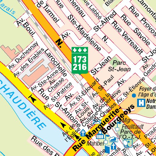 Sainte-Marie-de-Beauce, QC Map by Mapmobility Corp. | Avenza Maps