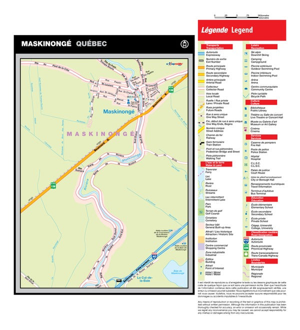 Maskinongé, QC Map by Mapmobility Corp. | Avenza Maps