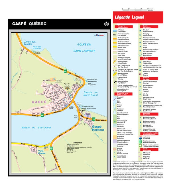Gaspé, QC Map by Mapmobility Corp. | Avenza Maps