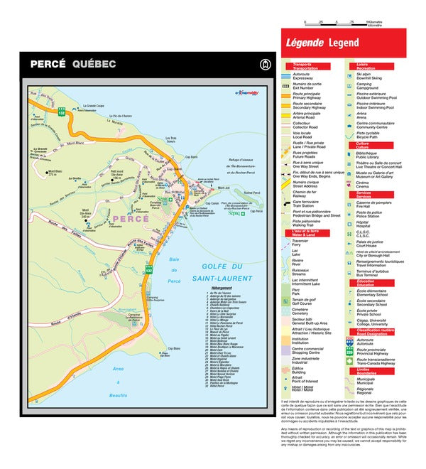 Percé, QC Map by Mapmobility Corp. | Avenza Maps