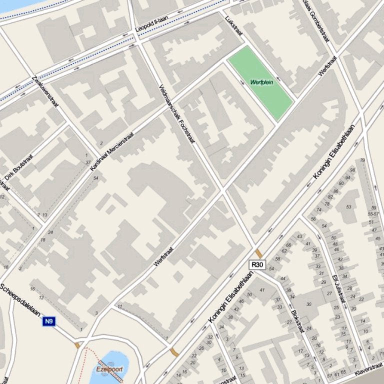 Bruges, Belgium Map by Mojo Map Company | Avenza Maps