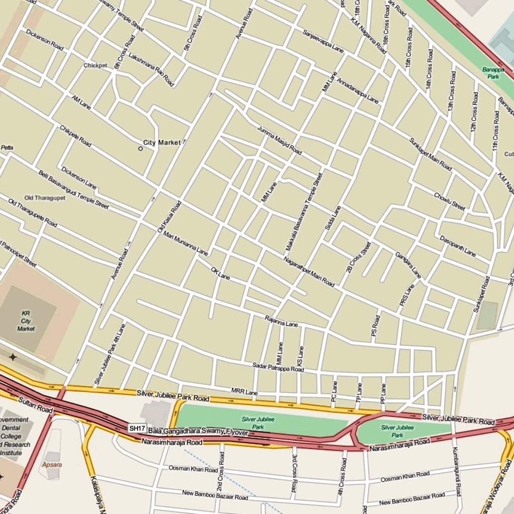 Bangalore, India Map by Mojo Map Company | Avenza Maps