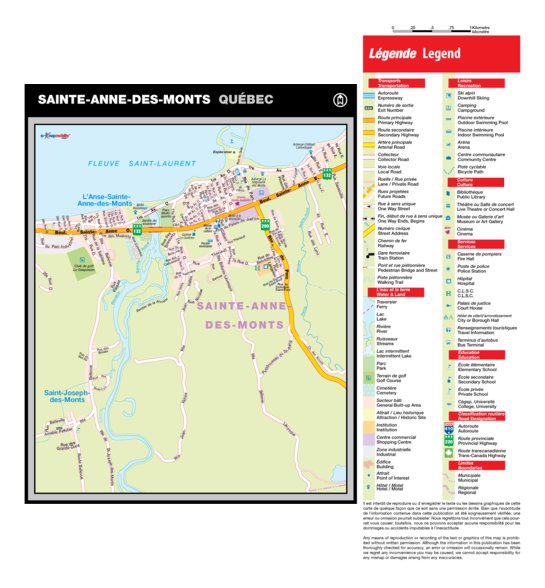 Sainte-Anne-des-Monts, QC Map by Mapmobility Corp. | Avenza Maps