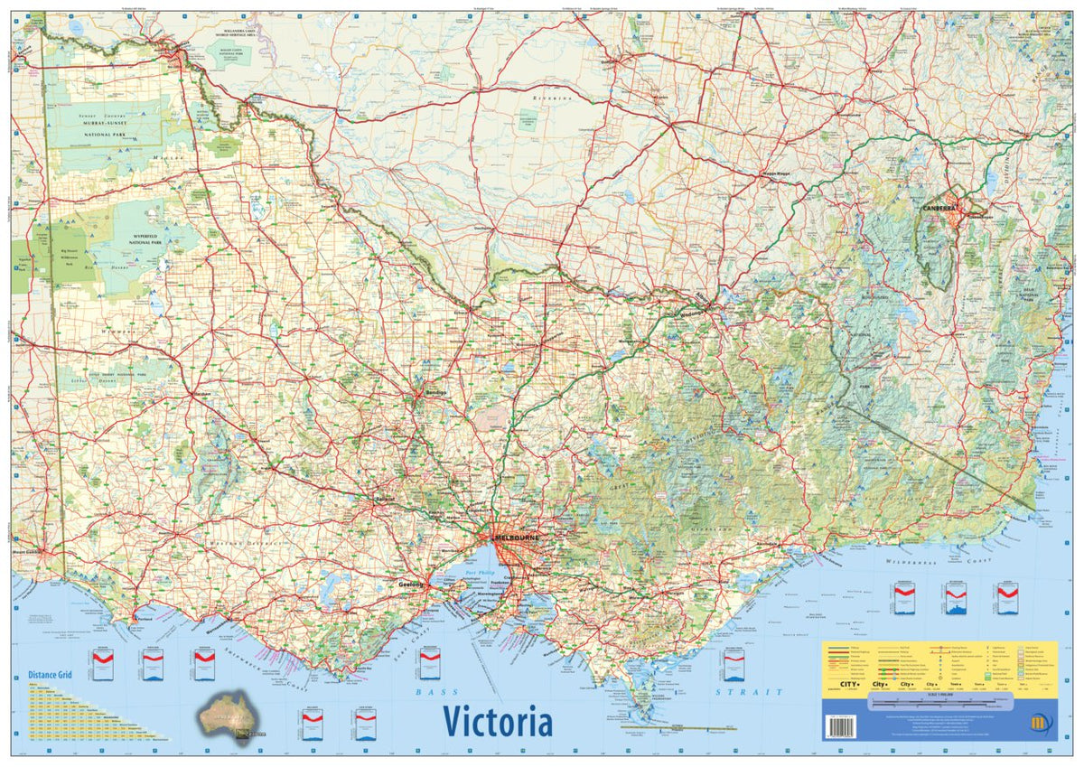 Victoria Touring Map by Meridian Maps | Avenza Maps