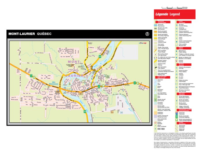 Mont-Laurier, QC Map by Mapmobility Corp. | Avenza Maps