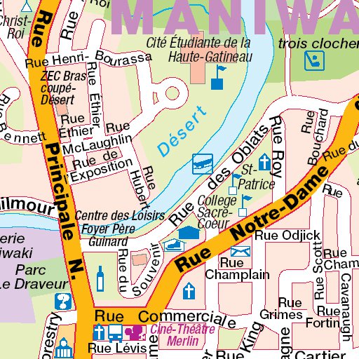 Maniwaki, QC Map by Mapmobility Corp. | Avenza Maps