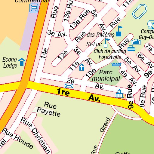Forestville, QC Map by Mapmobility Corp. | Avenza Maps