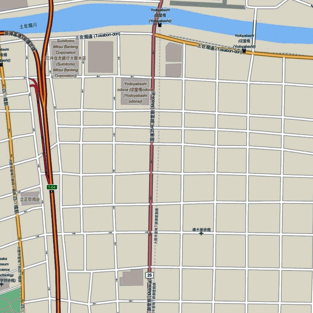 Osaka, Japan Map by Mojo Map Company | Avenza Maps