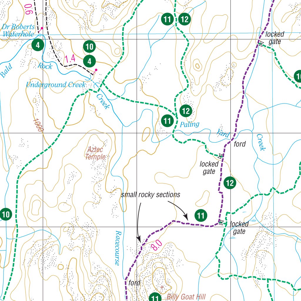 Hema - Girraween National Park and Bald Rock National Park Map by Hema ...