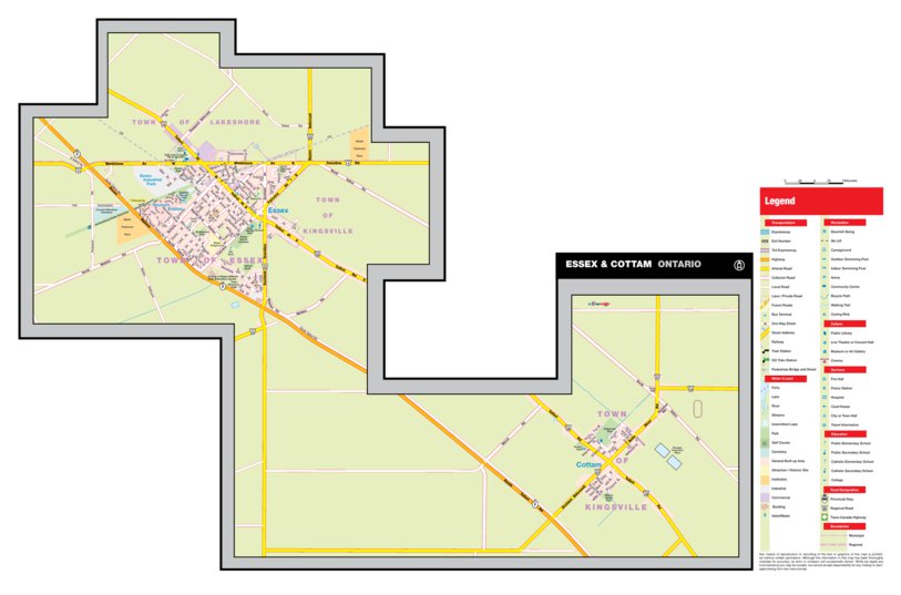 Essex and Cottam, ON Map by Mapmobility Corp. | Avenza Maps