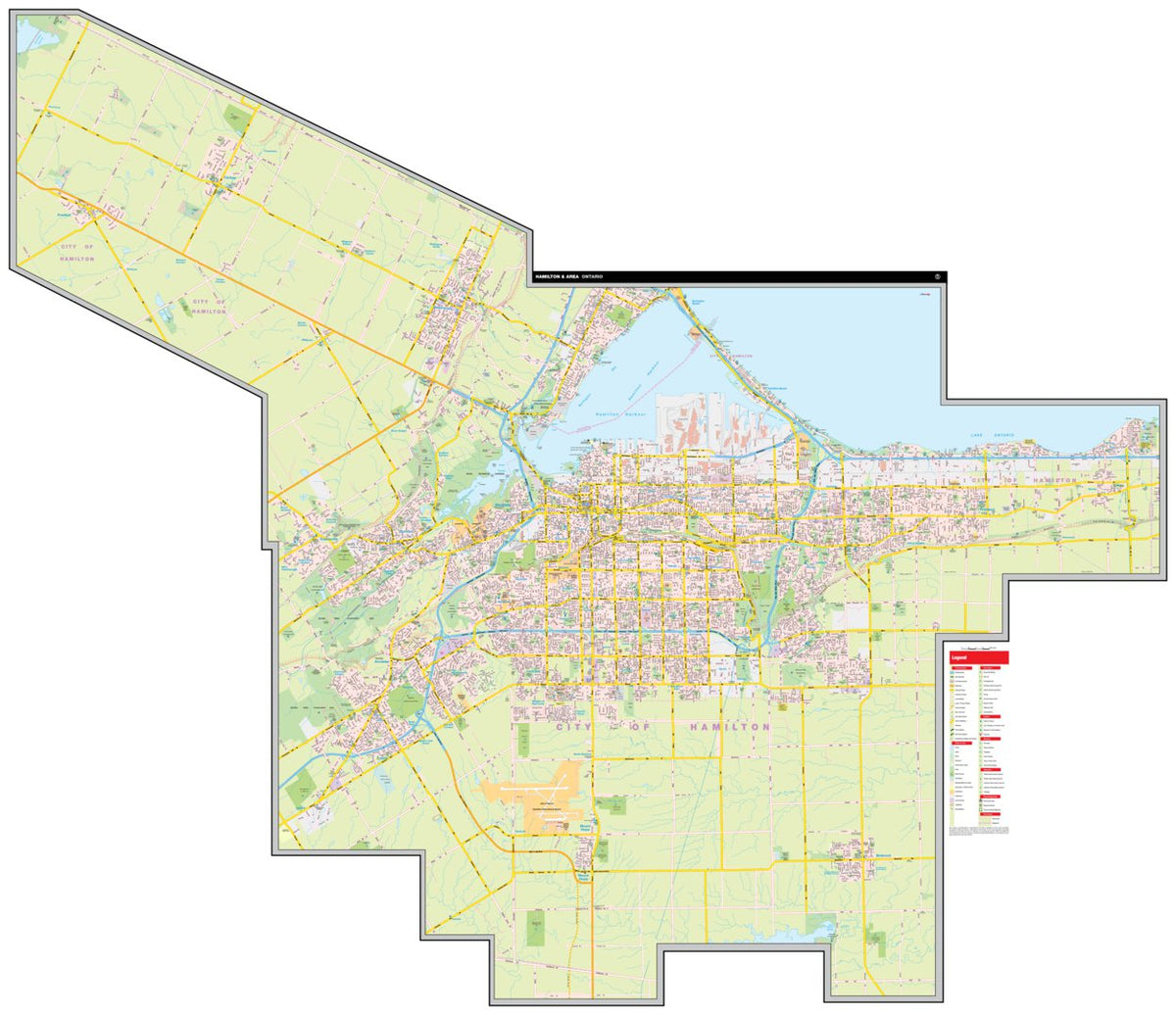 Hamilton and Area, ON Map by Mapmobility Corp. | Avenza Maps