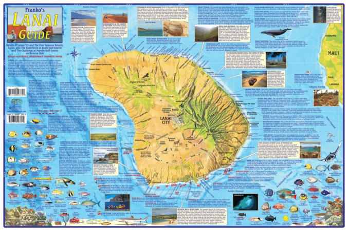 Lanai, Hawaii Map by Franko Maps Ltd. | Avenza Maps