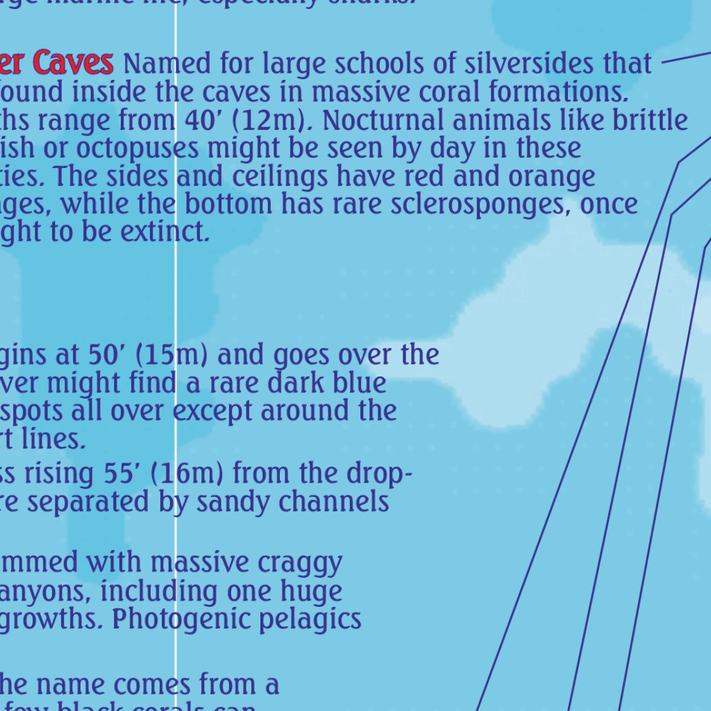 Belize Atolls Dive Map by Franko Maps Ltd. | Avenza Maps