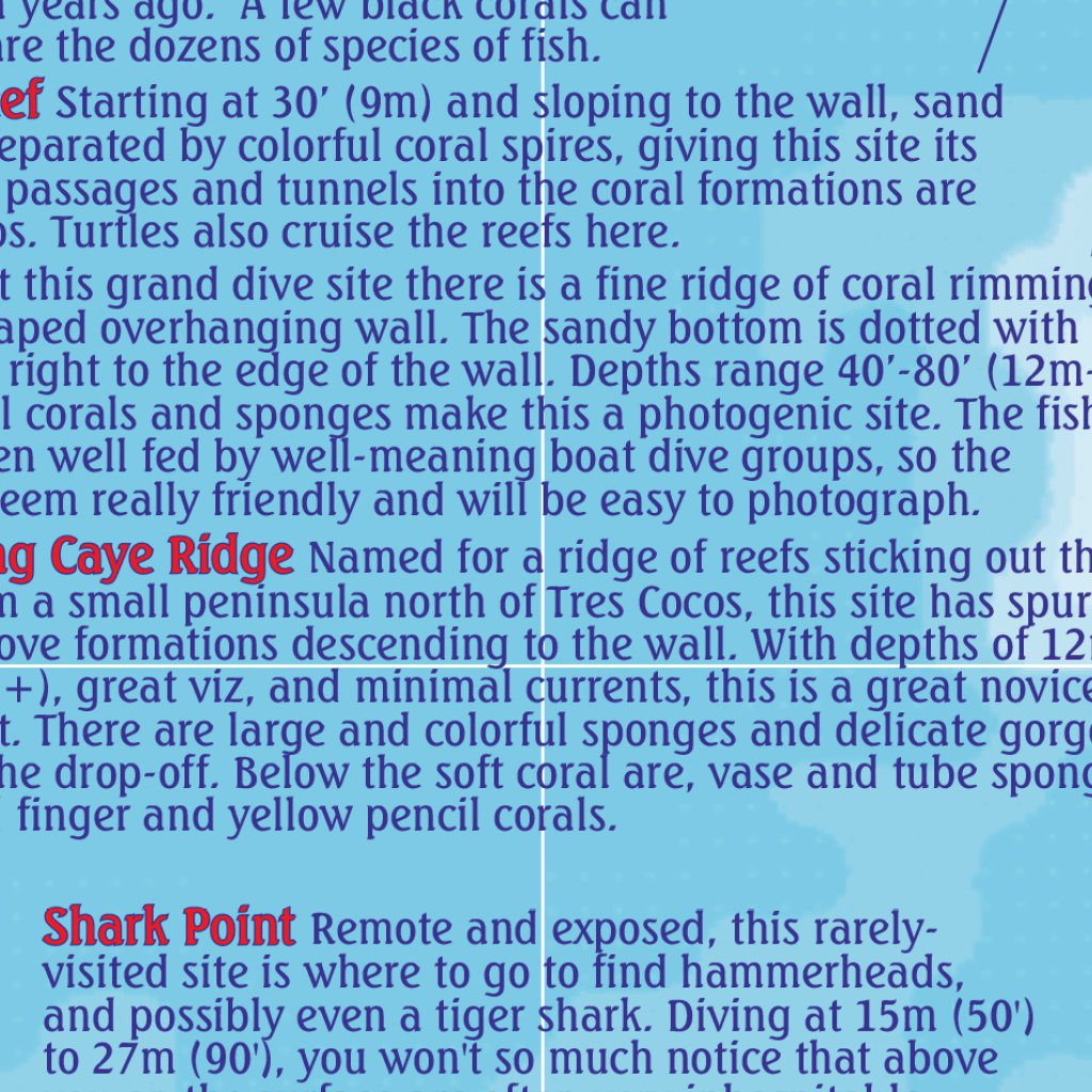 Belize Atolls Dive Map by Franko Maps Ltd. | Avenza Maps