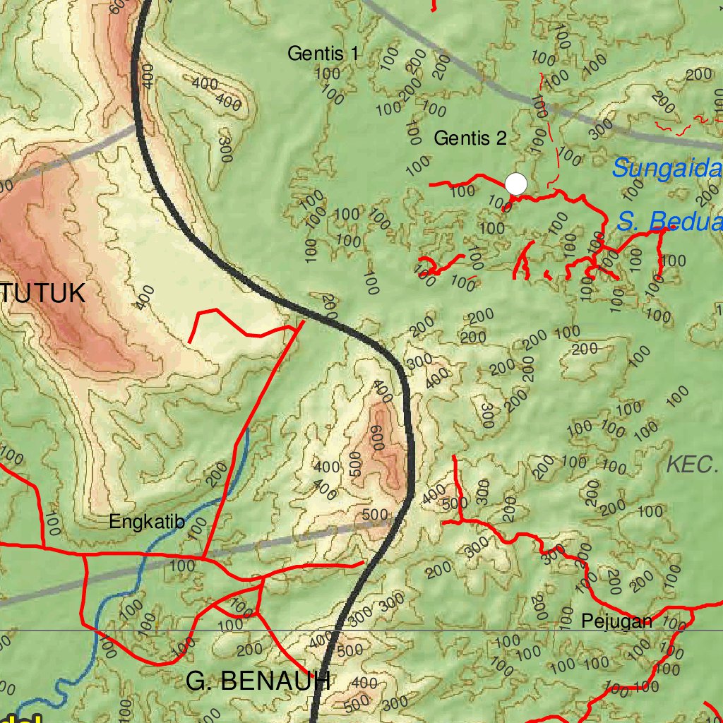 F09: Landak District Map by Avenza Systems Inc. | Avenza Maps
