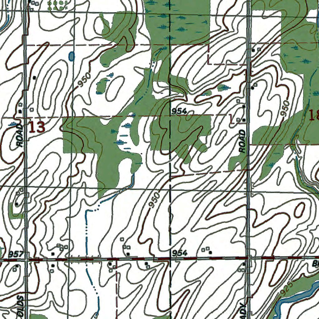 MI-Burlington: Authoritative U.S. Topo 1978 Map by Western Michigan ...