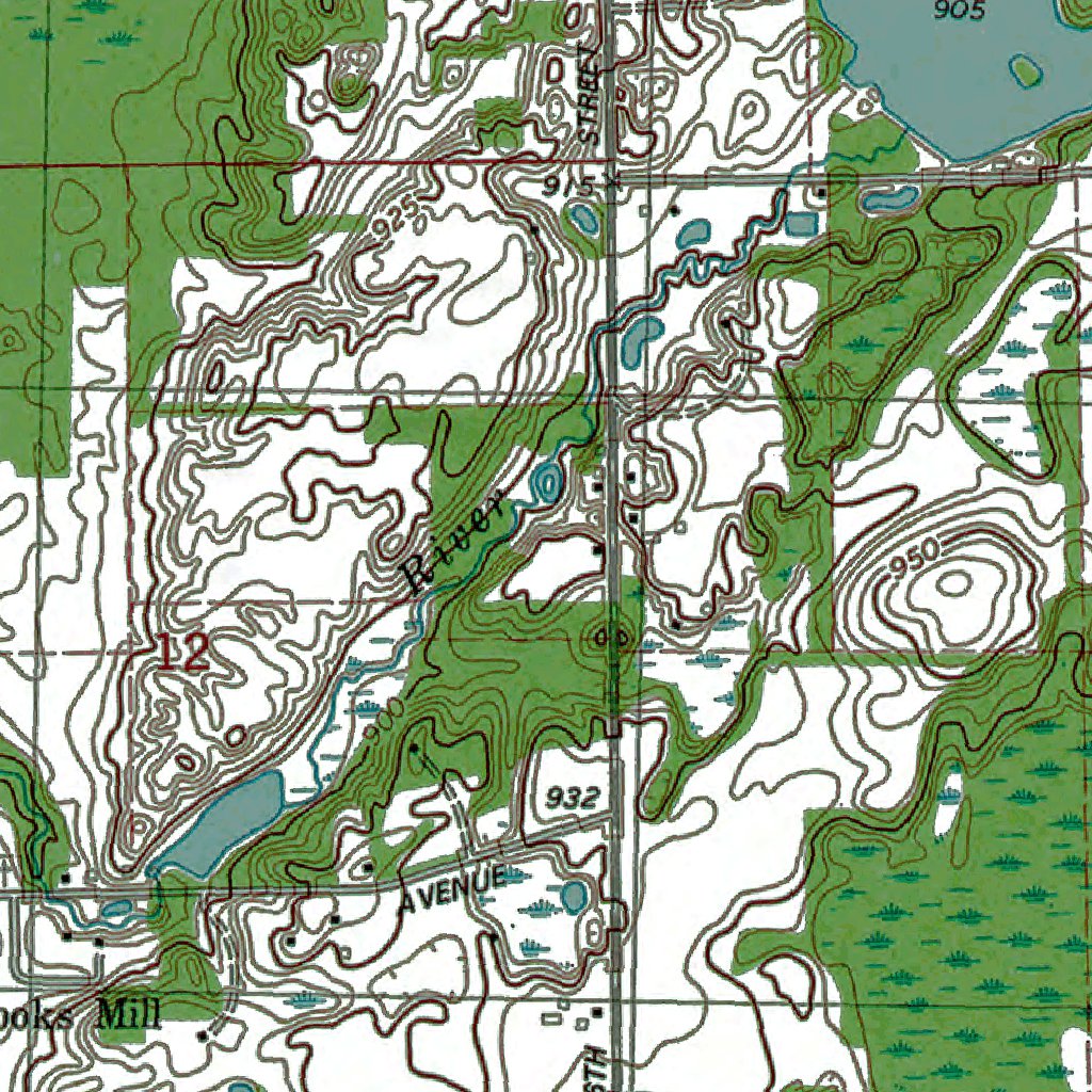 MI-Adams Park: Authoritative U.S. Topo 1978 Map by Western Michigan ...
