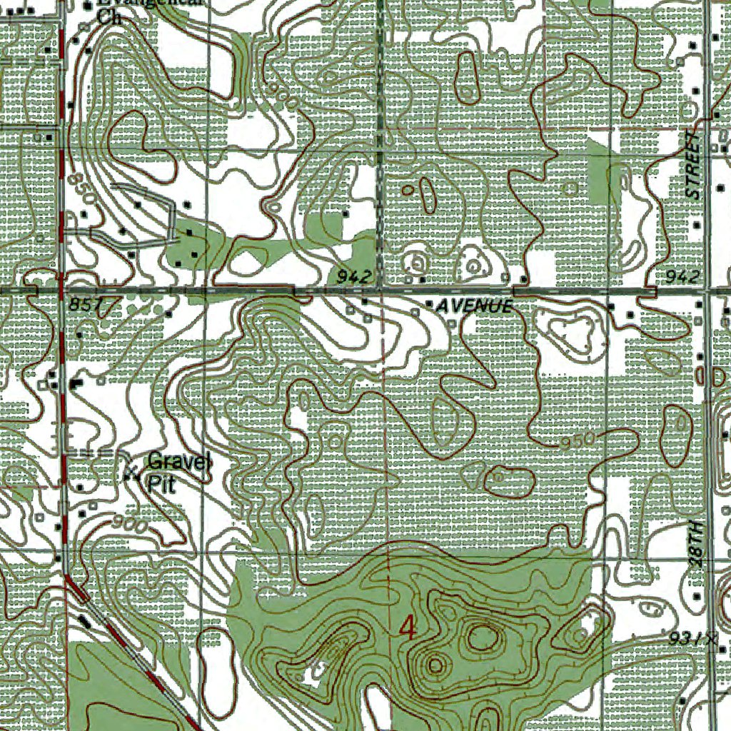 MI-Lawton: Authoritative U.S. Topo 1976 Map by Western Michigan ...
