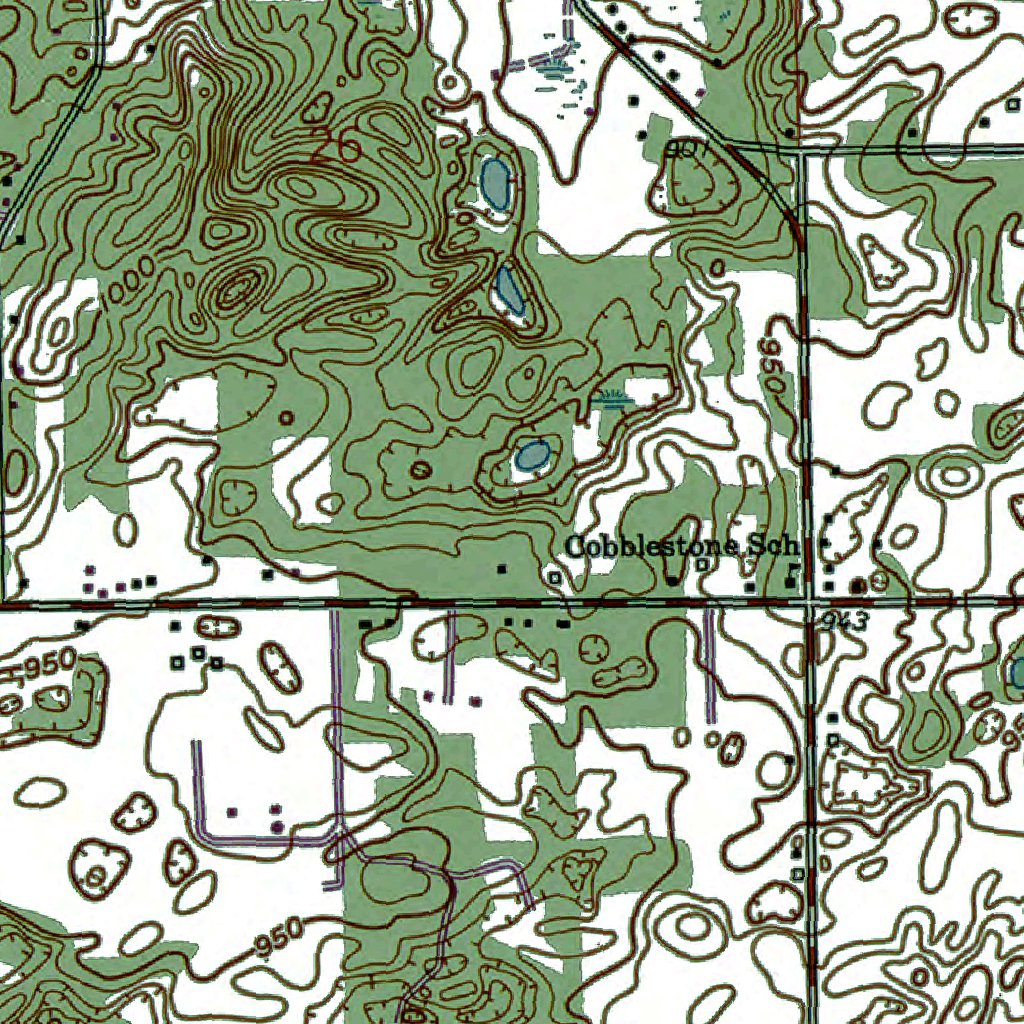 MI-Ceresco: Authoritative U.S. Topo 1961 Map by Western Michigan ...