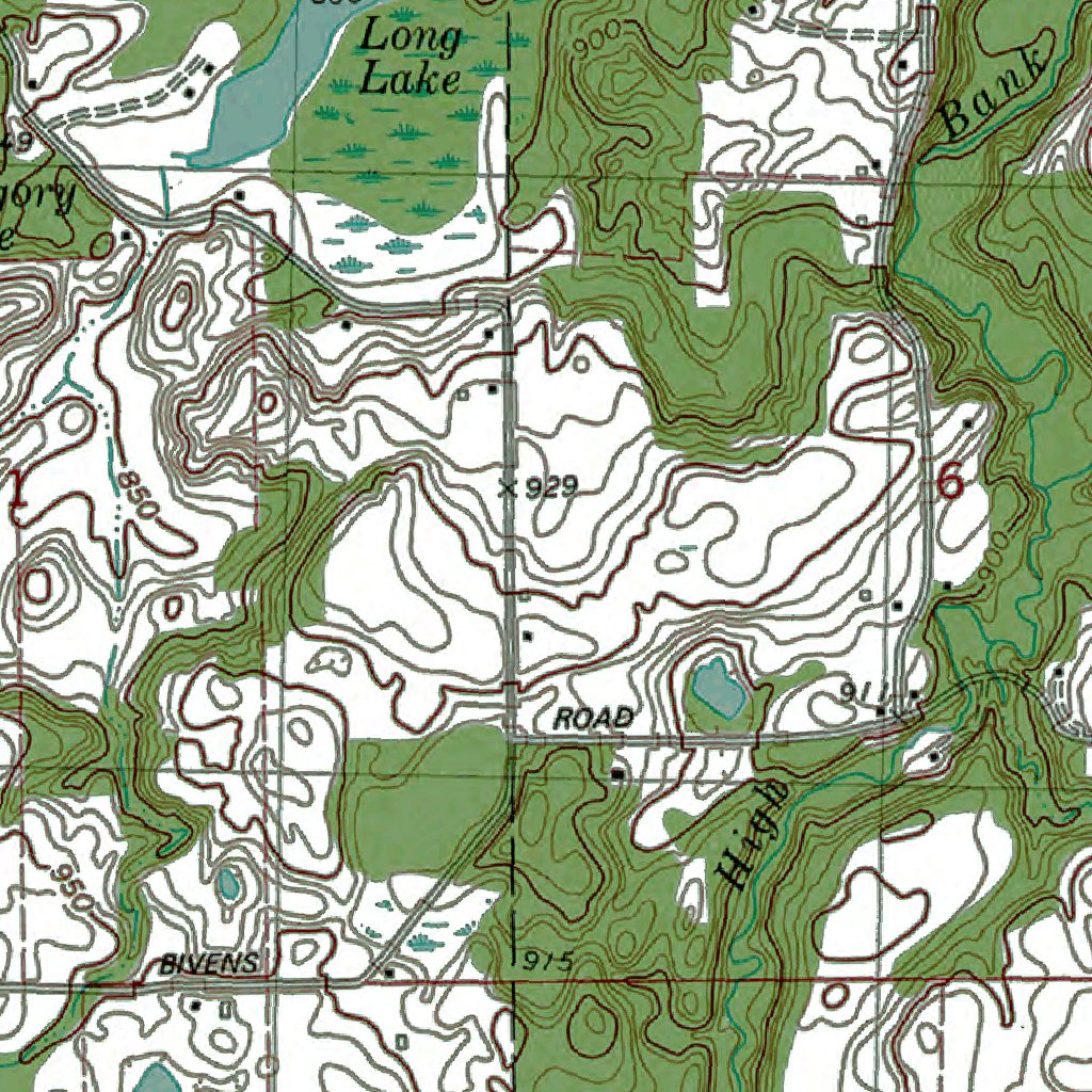 MI-Maple Grove: Authoritative U.S. Topo 1976 Map by Western Michigan ...