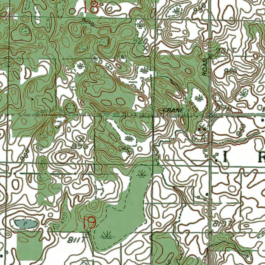 MI-Middleville: Authoritative U.S. Topo 1980 Map by Western Michigan ...