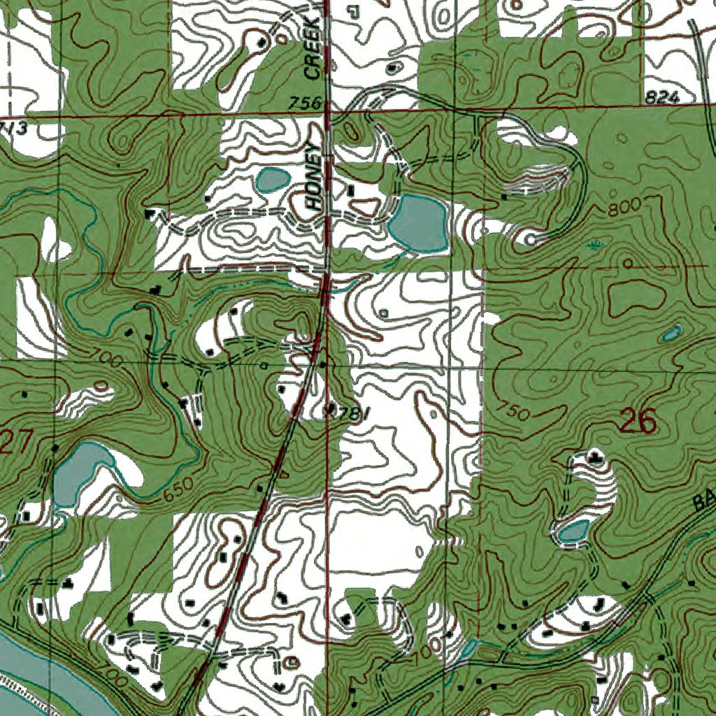 MI-Cascade: Authoritative U.S. Topo 1974 Map by Western Michigan ...