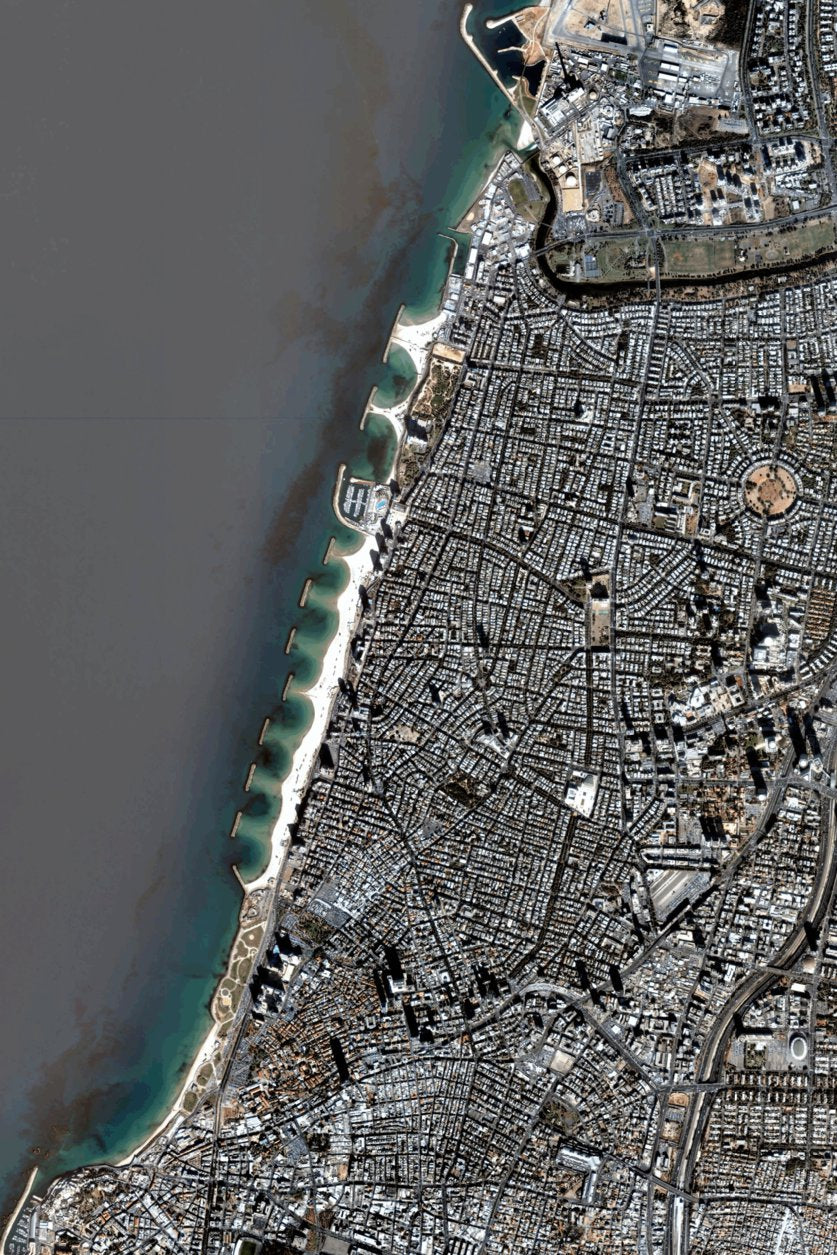Tel-Aviv Beach Map by Erosion Restoration, Inc. | Avenza Maps