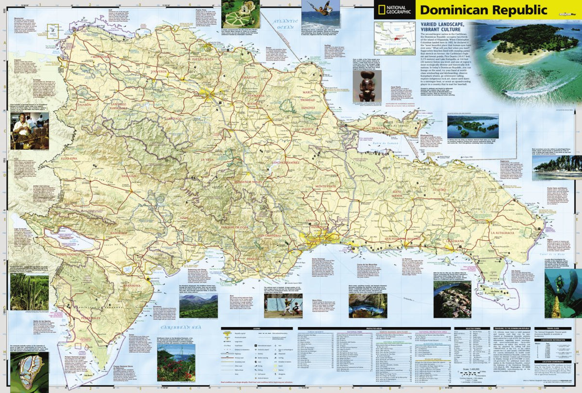 Dominican Republic Map by National Geographic | Avenza Maps