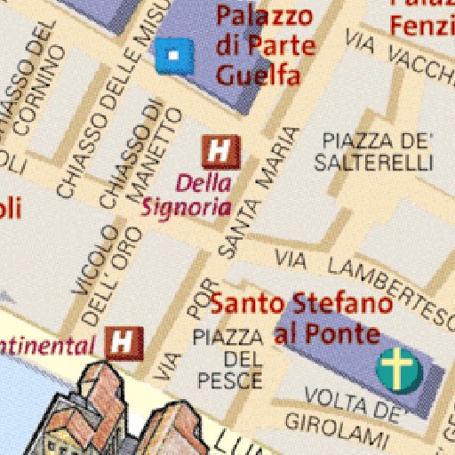 Centro Storico, Florence Map by National Geographic | Avenza Maps
