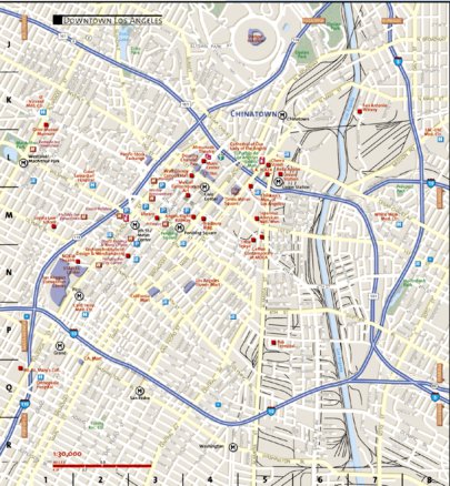 Downtown Los Angeles Map Residential | Do Business Here | Downtown LA