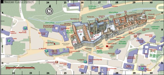 Prague: Castle District Map by National Geographic | Avenza Maps