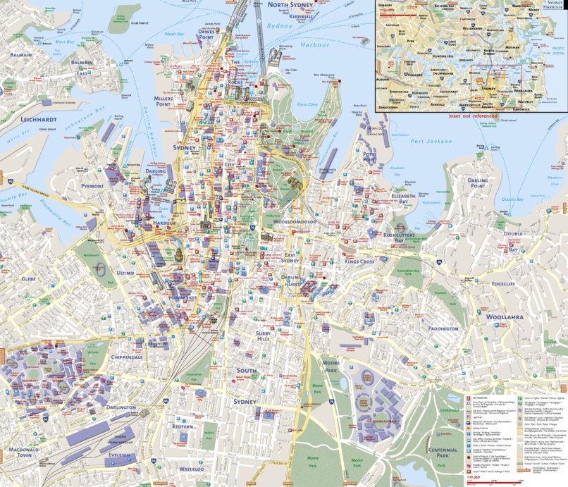 Sydney, Australia Map by National Geographic | Avenza Maps
