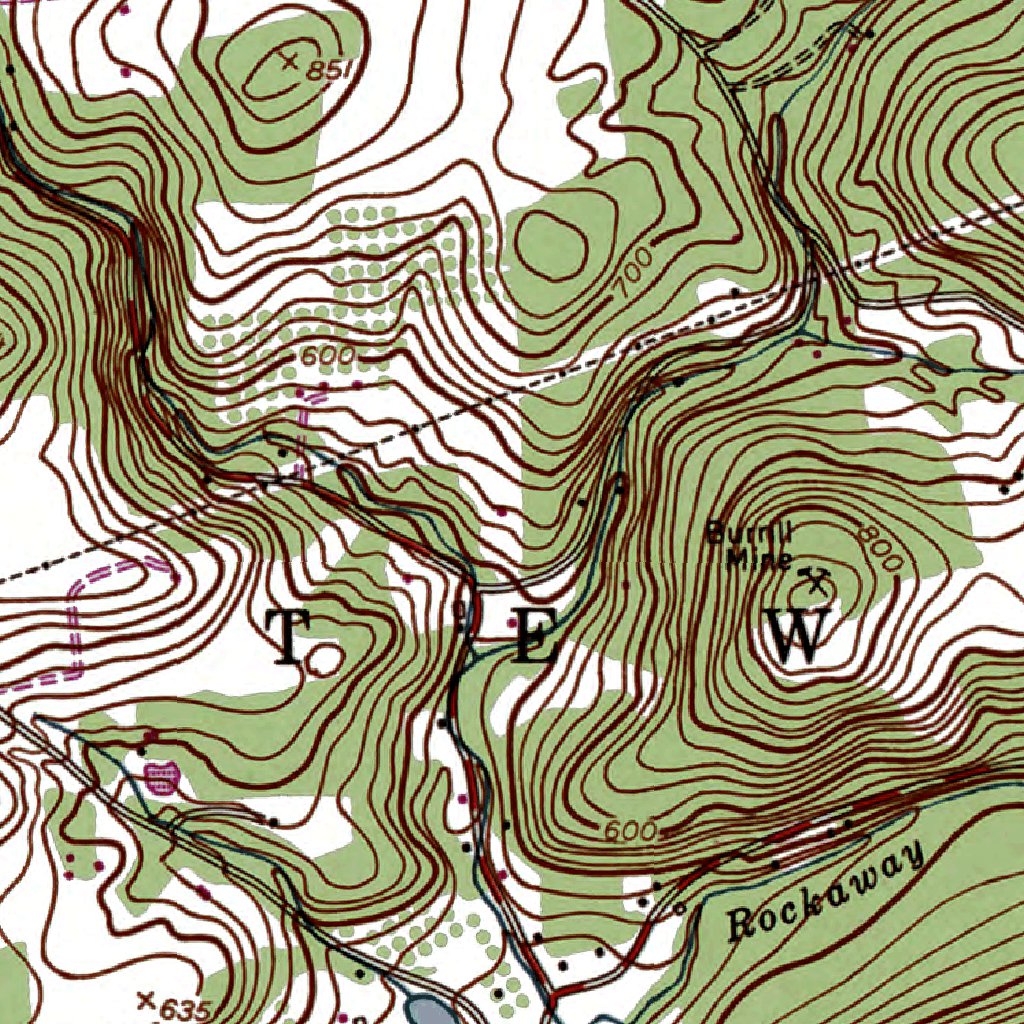 NJ-Califon: Authoritative US Topos 1954 Map by Western Michigan ...