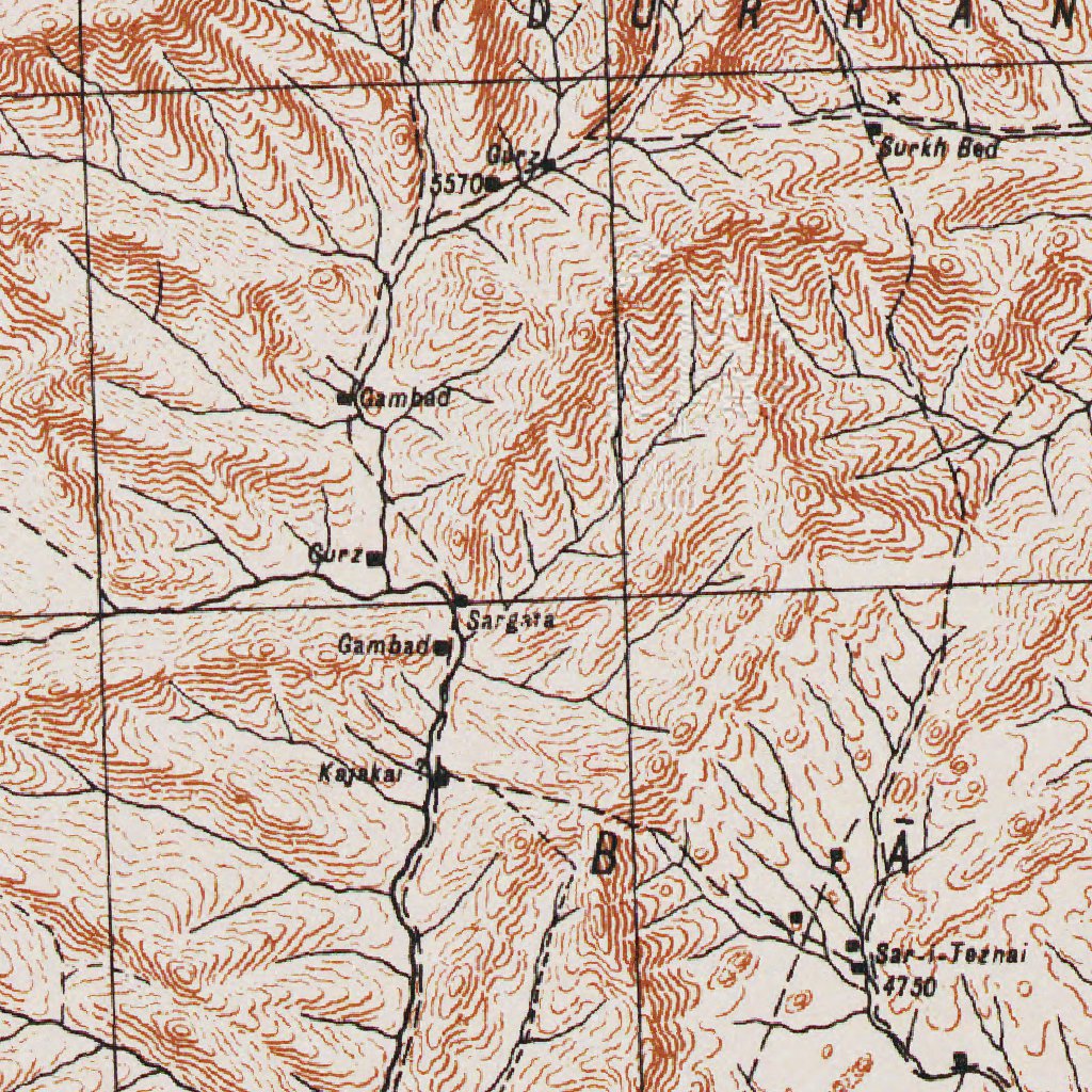 AFGHANISTAN-MUSA QALA: 33D Map by Western Michigan University | Avenza Maps