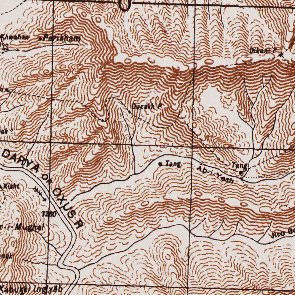 AFGHANISTAN-FAIZABAD: J42Q Map by Western Michigan University | Avenza Maps