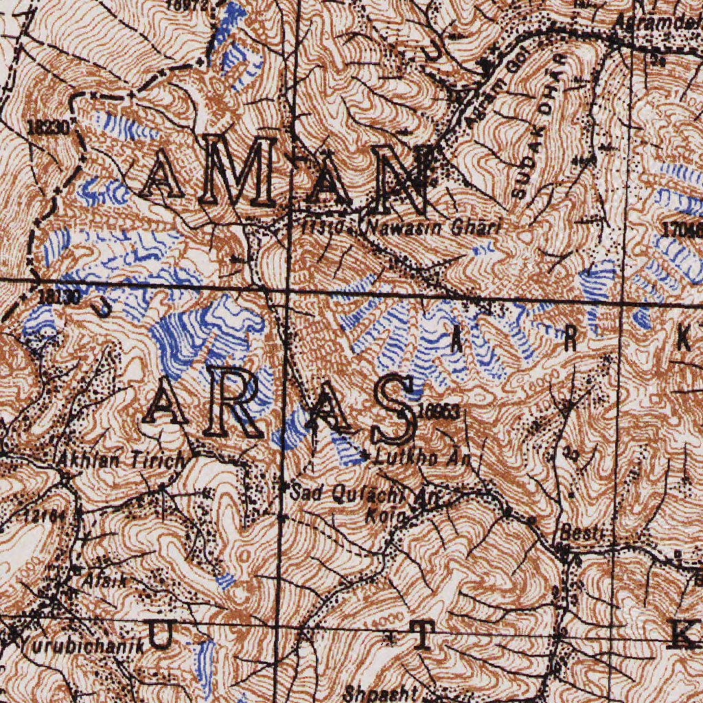 AFGHANISTAN-ZEBAK: J42X Map by Western Michigan University | Avenza Maps