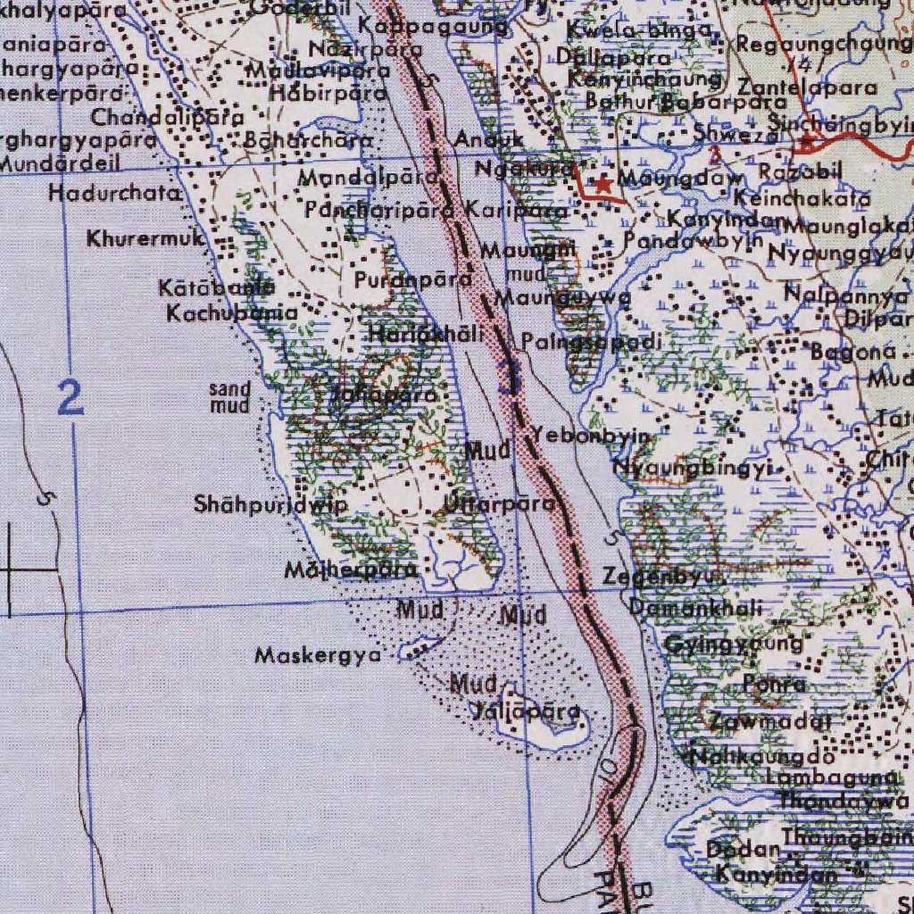 BURMA-AKYAB: NF-46-14 Map by Western Michigan University | Avenza Maps