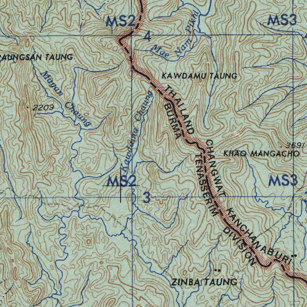 BURMA-TAVOY: ND-47-6 Map by Western Michigan University | Avenza Maps